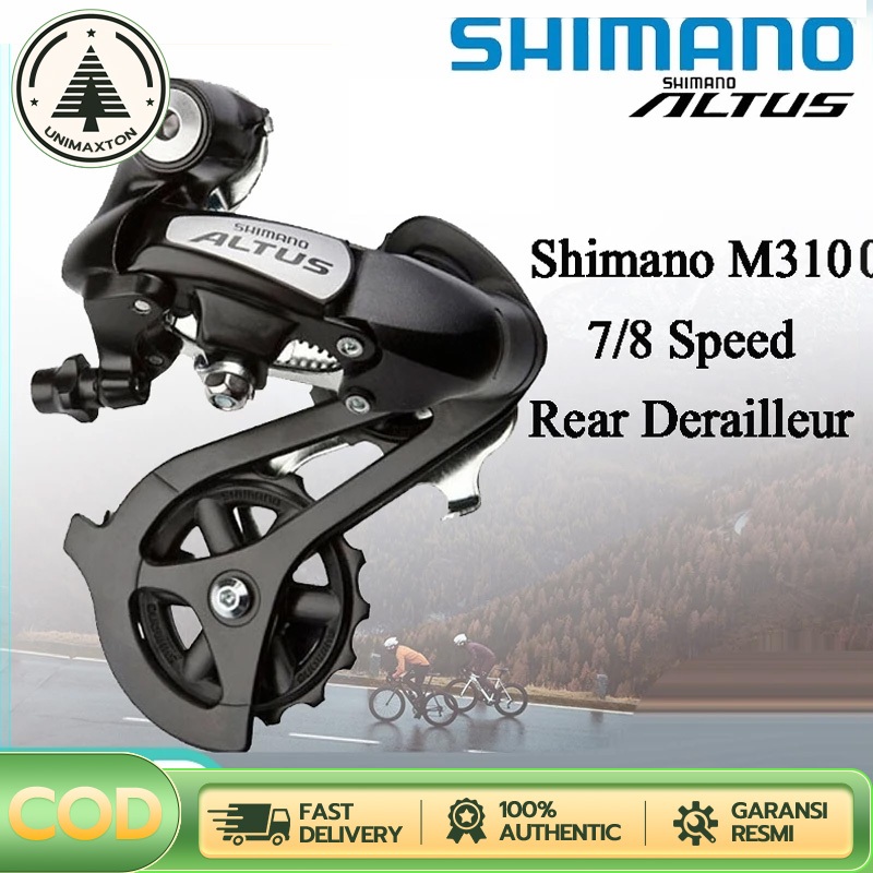 Shimano Altus Rd-M310 M310 7/8 Speed 3x7s 3x8s Mountain Bicycle Riding ...