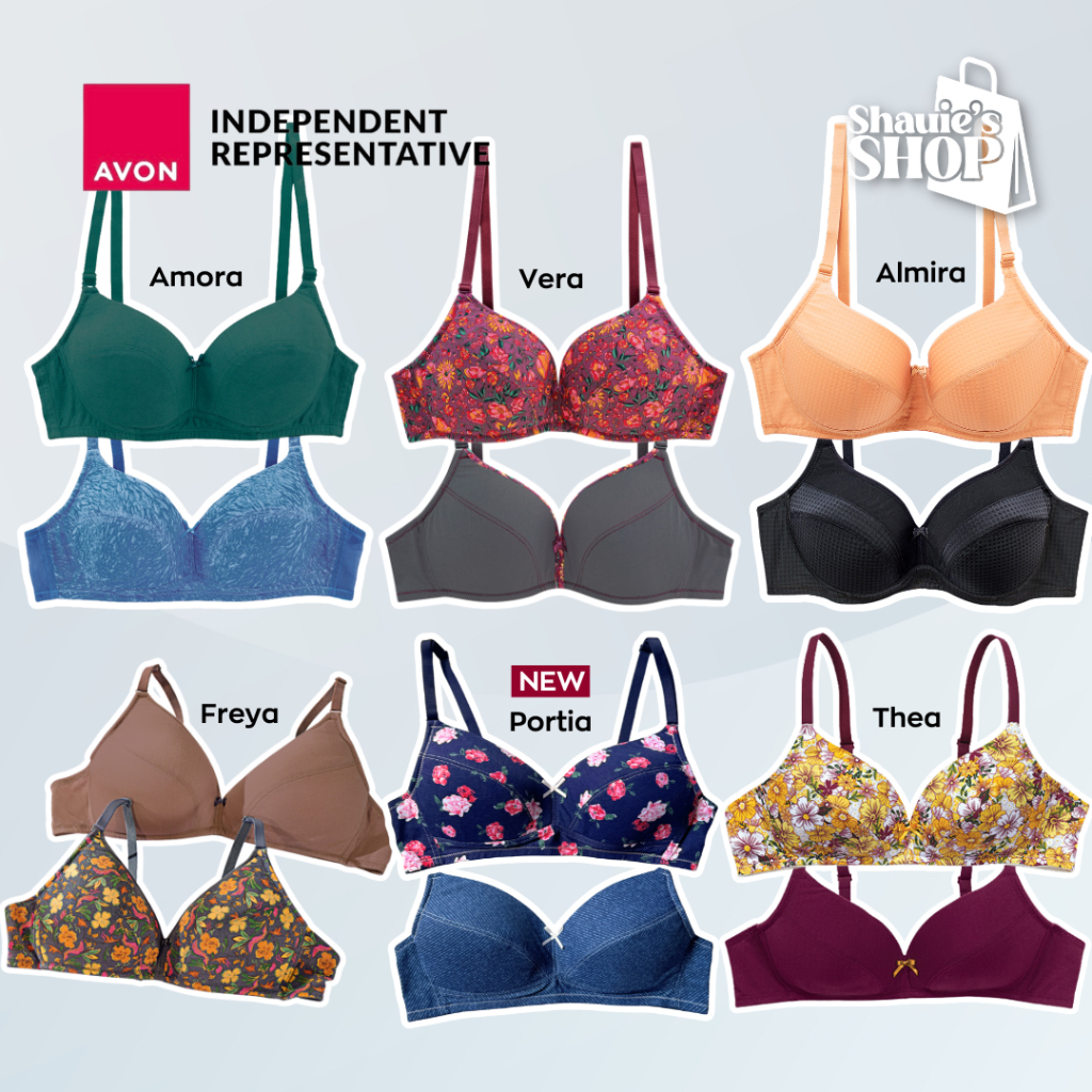 AVON Non-wire 2-pc Bra Set ( Portia, Vera, Amora, Freya, Demi, Almira ...