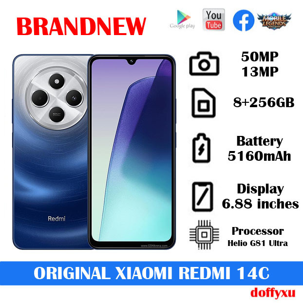 Rdmi 14C 8GB RAM 256GB Global Bradnew Original | Shopee Philippines