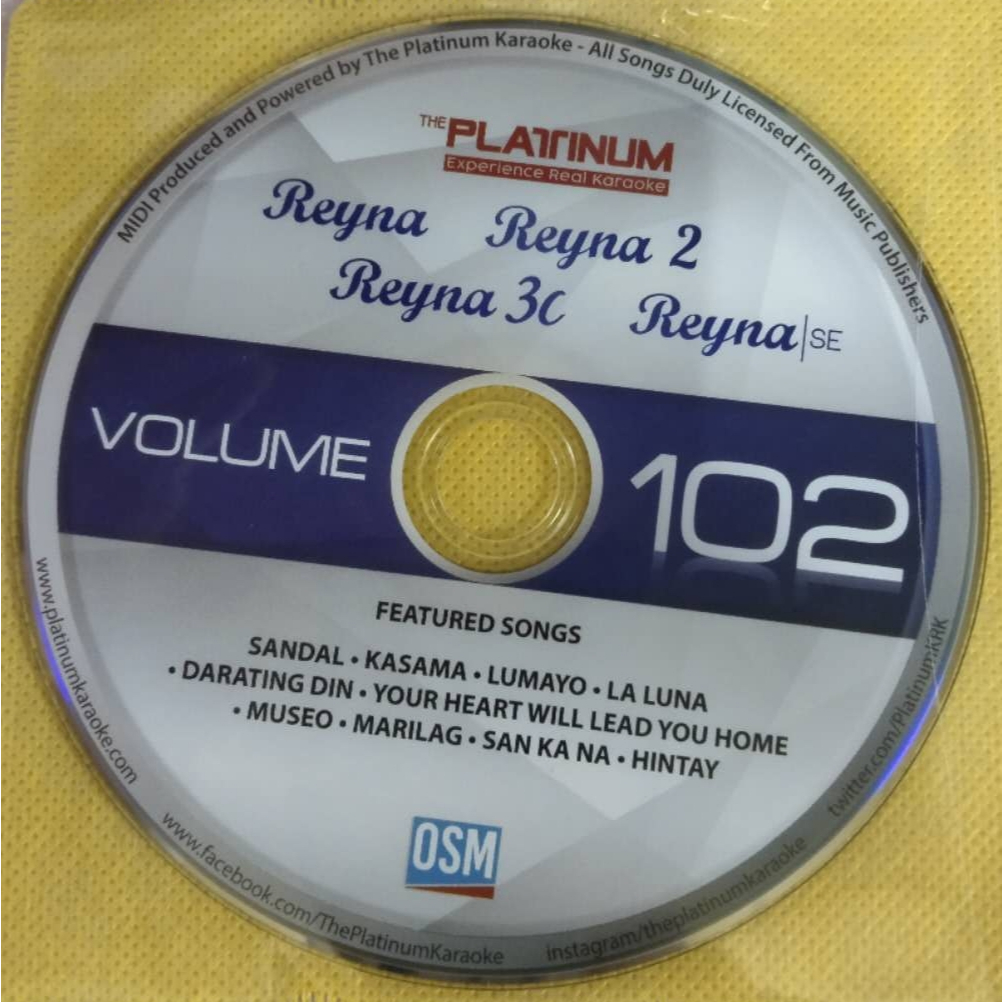 Platinum Reyna 1/2/3c/SE Volume 102 Updated CD (april 2025 ) | Shopee Philippines