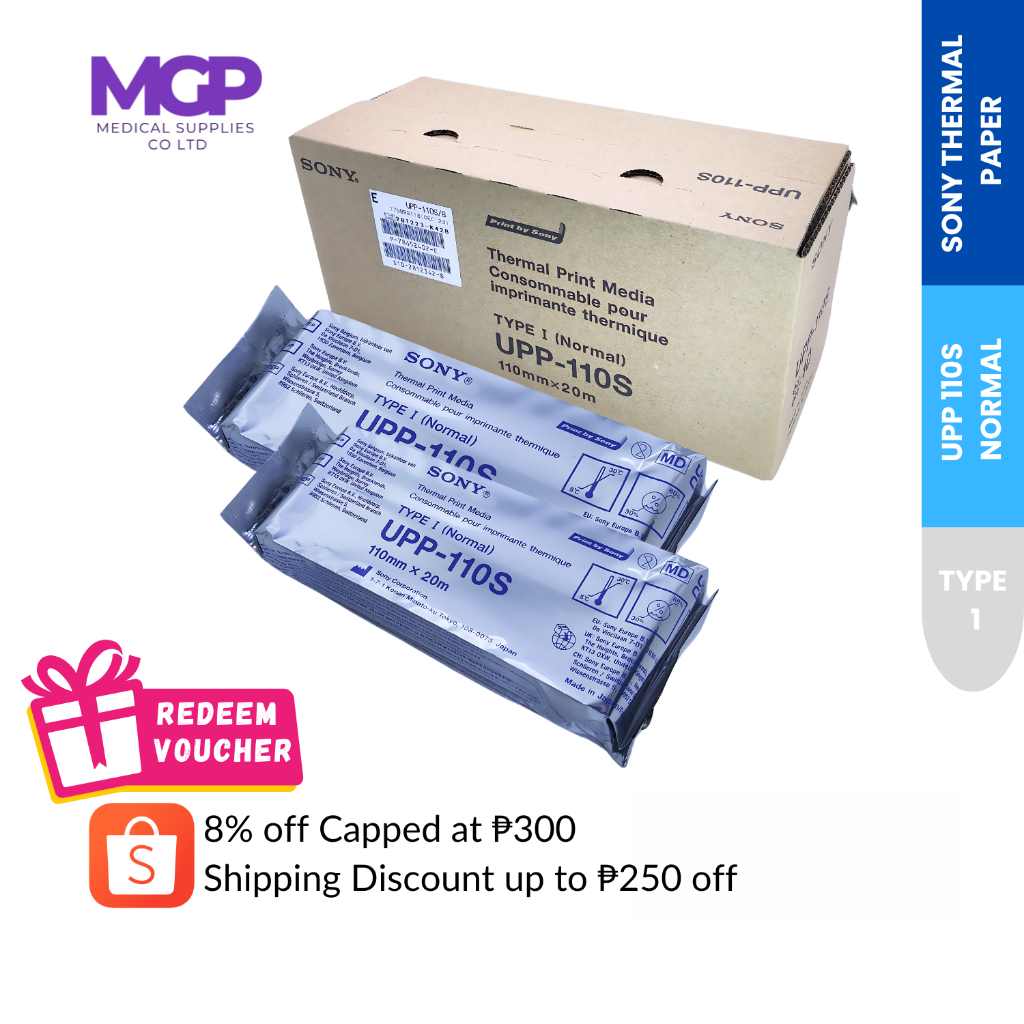 Ultrasound Paper UPP-110S Type 1 / 110HG Type 5 / 110HD Type 2 Medical ...