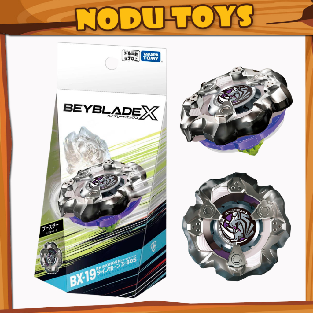 Beyblade X BX-19 Booster Rhinohord 3-80S [Bankee Sticker] | Shopee ...