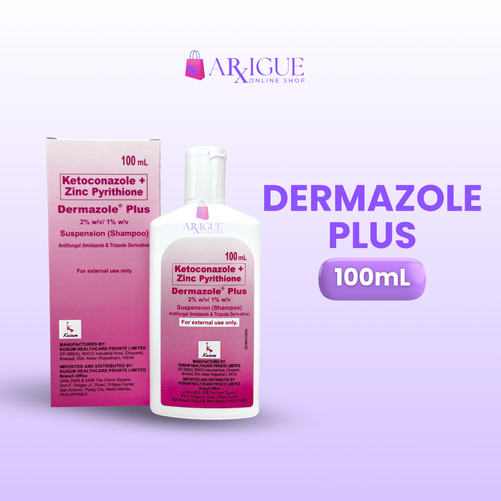DERMAZOLE Plus 100ml | Shopee Philippines