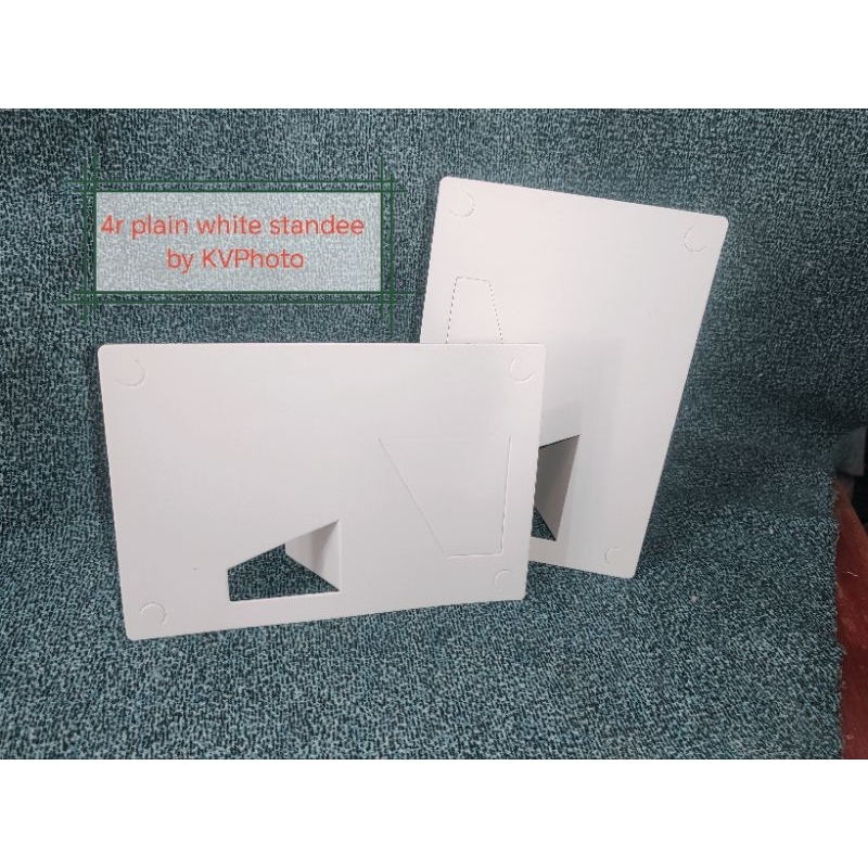 100pcs 4r Plain White Photo Standee Frame for Photobooth Photography ...