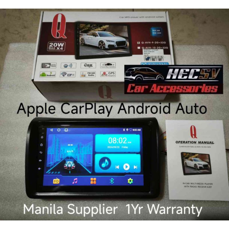 Nv350 Urvan Android Head Unit Apple CarPlay Android Auto Q 9" Nissan ...