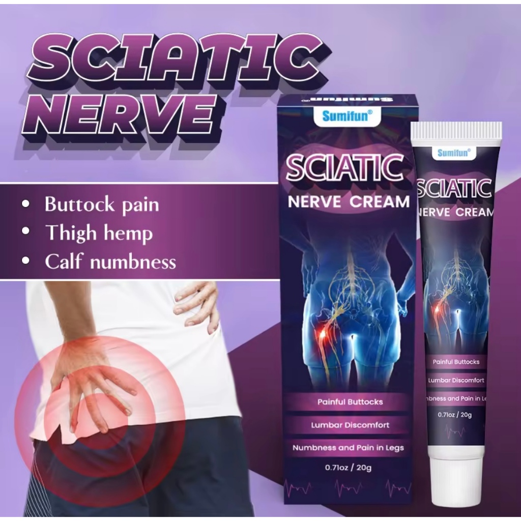 Sumifun Sciatic Nerve Cream Back Lumbar Pain Sciatica Sciatica Cream ...