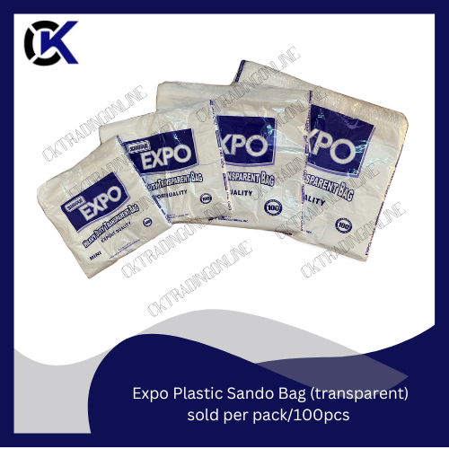 Expo Plastic Sando Bag Transparent PER PACK (100pcs/pack) [Mini, Tiny ...