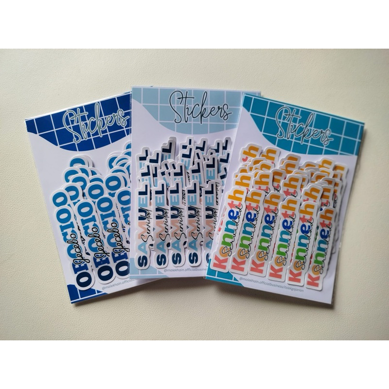 Personalized Name Stickers | Shopee Philippines