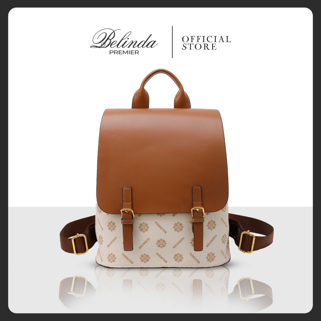 BELINDA PREMIER Backpack For Women Premium Leather Korean Fashion ...
