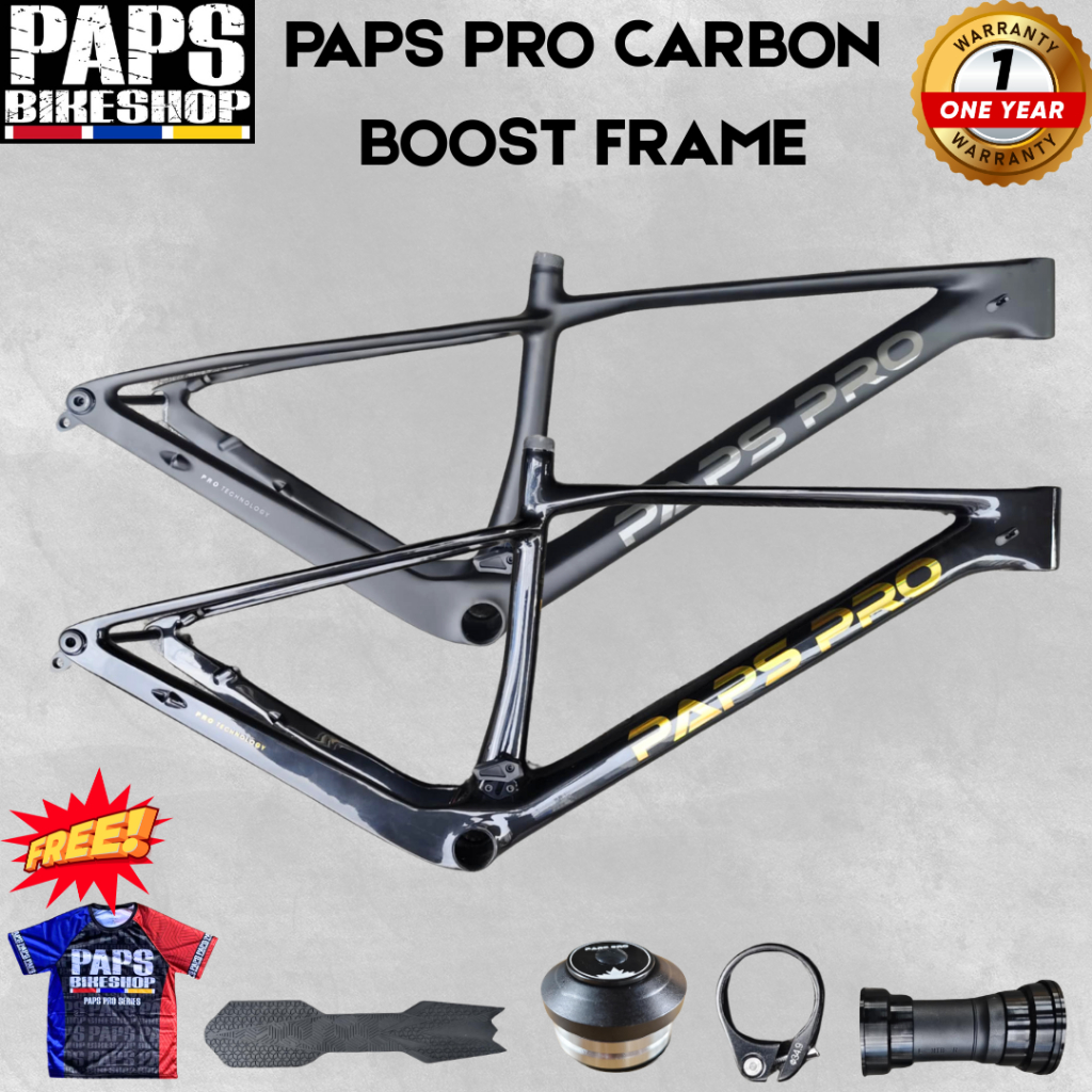 PAPS PRO CARBON FRAME BOOST FOR MTB | Shopee Philippines