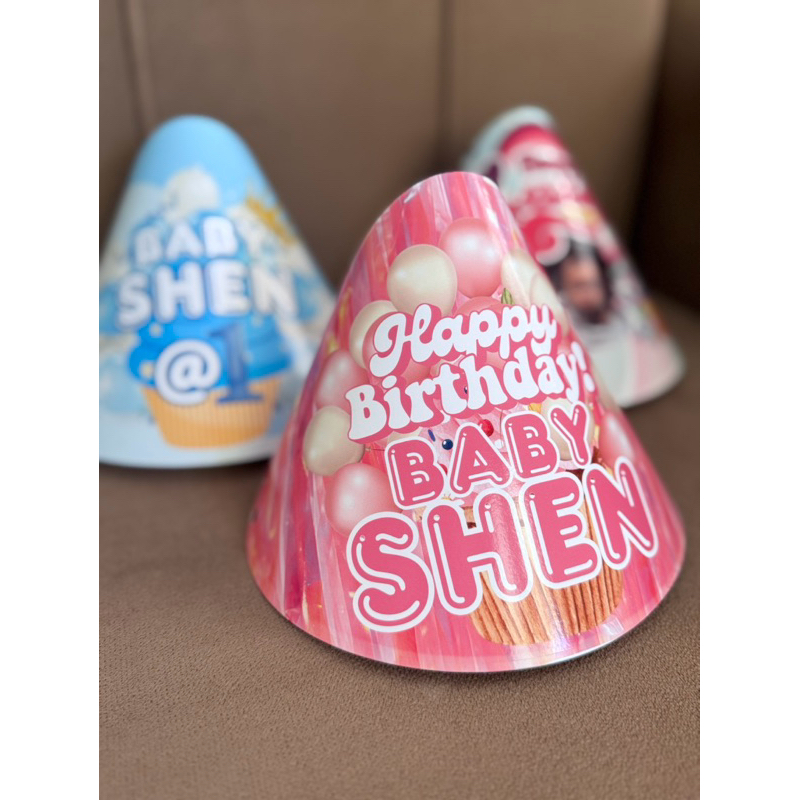 PERSONALIZED PARTY HATS (10pcs) | Shopee Philippines