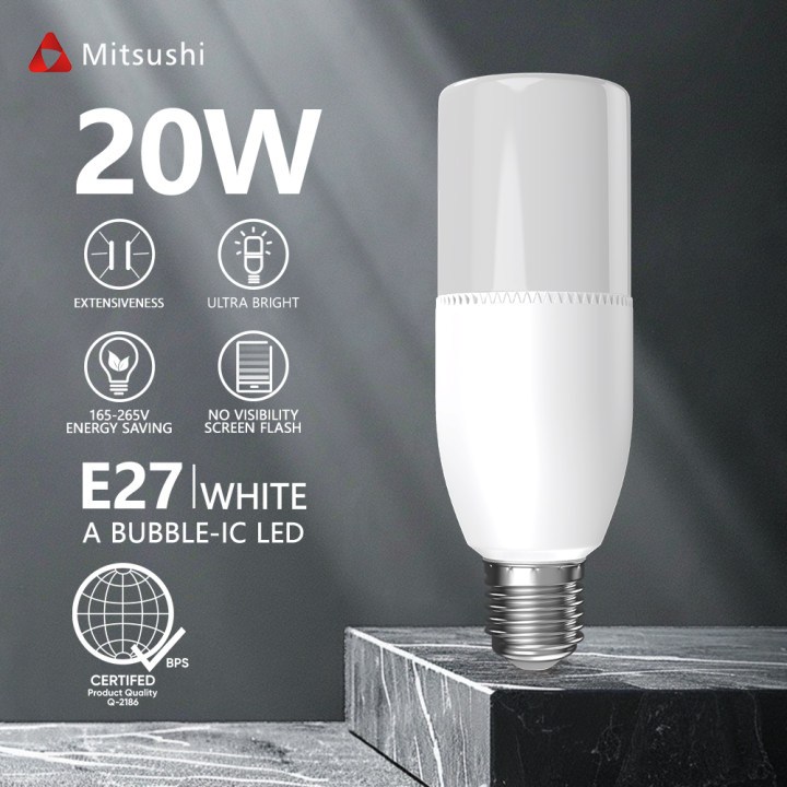 Mitsushi LED Cylindrical Corn Bulb 5W 10W 15W 20W White Energy Saving ...