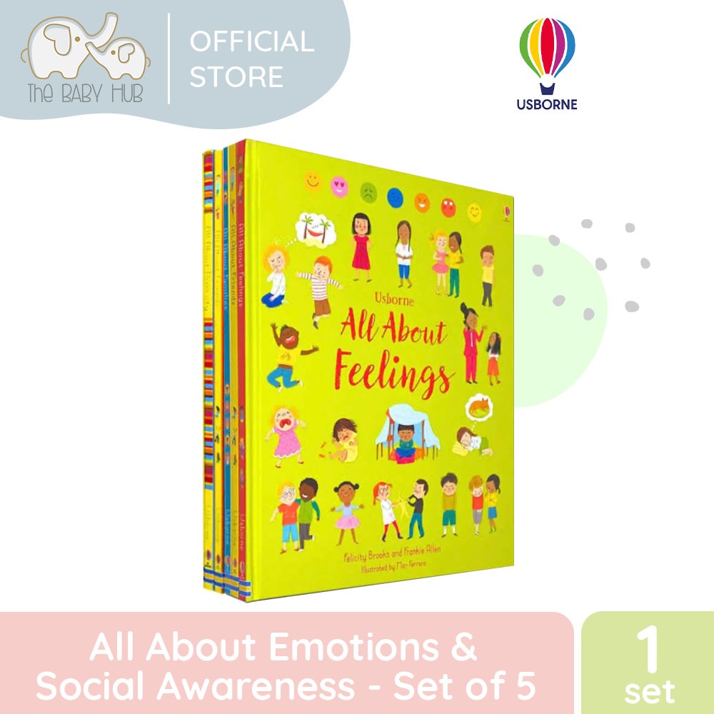 Usborne All About Emotions & Social Awareness Set (5 Books) | Shopee ...