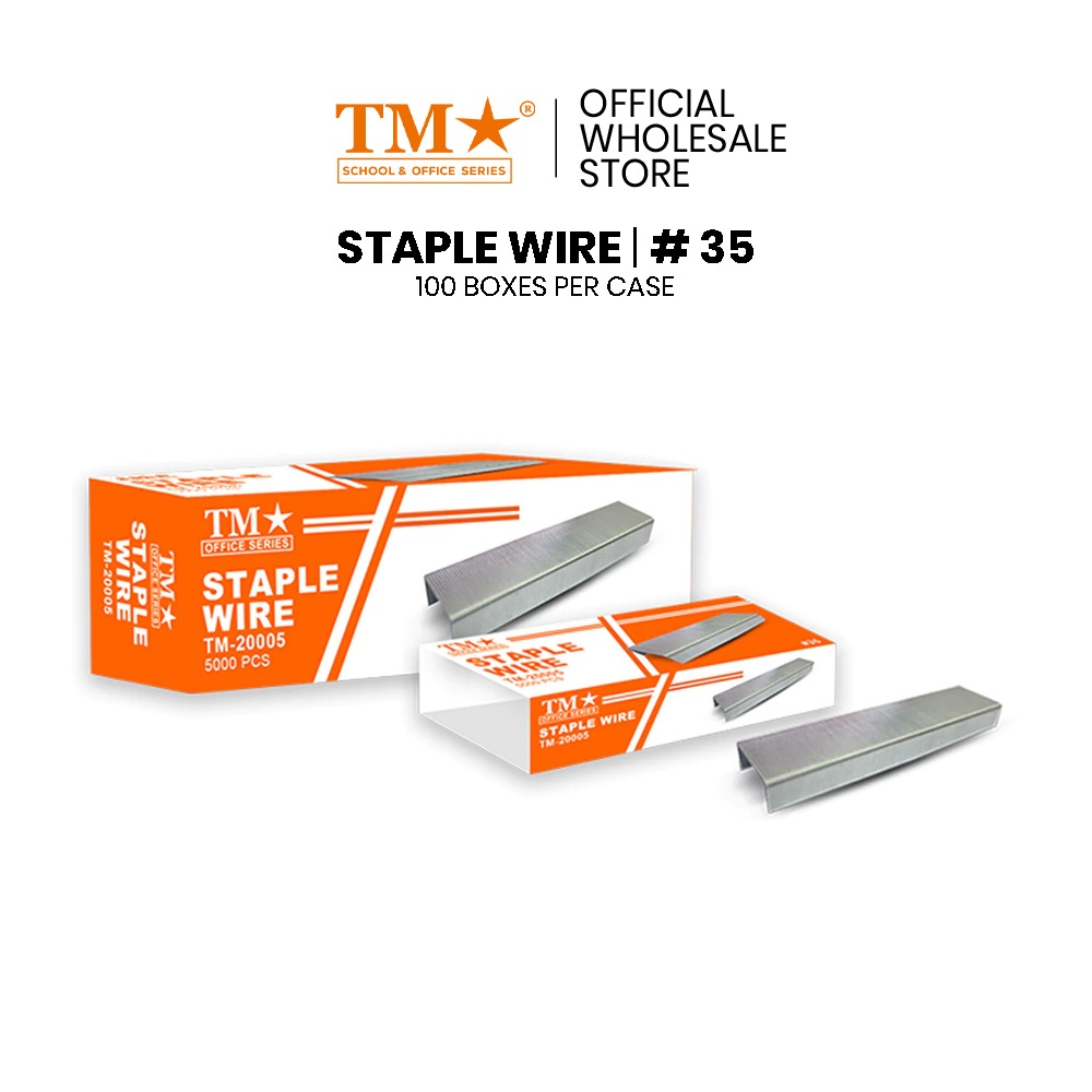 TM | 100 boxes Staple Wire #35 (TM-20005) | Shopee Philippines