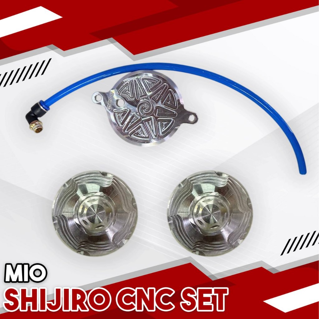 ORIGINAL SHIJIRO CNC SET (VALVE CAP AND CAM COVER) FOR MIO | Shopee ...