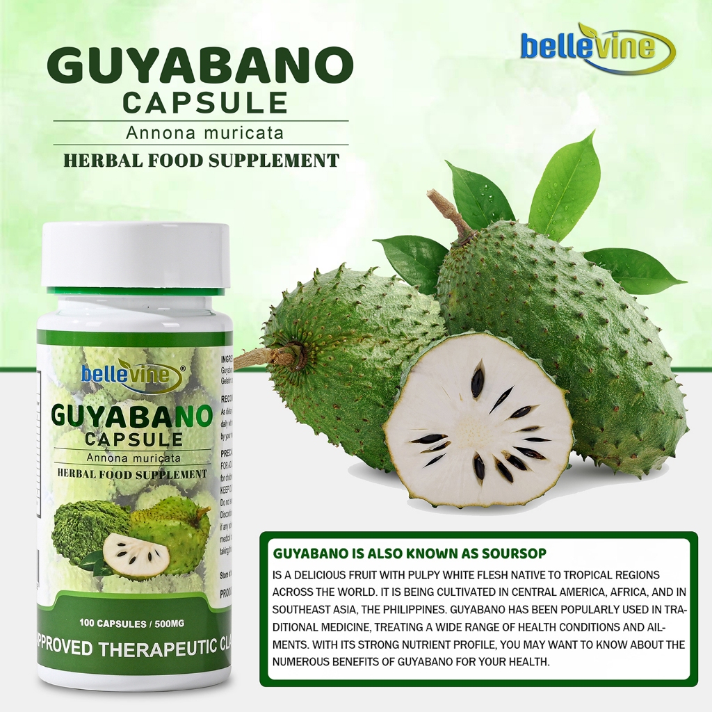 Organic Guyabano 100capsule | Shopee Philippines