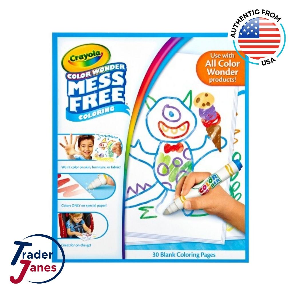Crayola Color Wonder, Mess Free Magic Coloring Pad, Refill Paper (30 ...