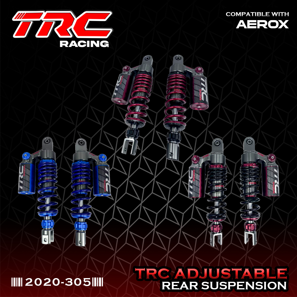 TRC Racing RACETECH-SERIES 305MM FULLY ADJUSTABLE REAR SHOCK SUSPENSION ...