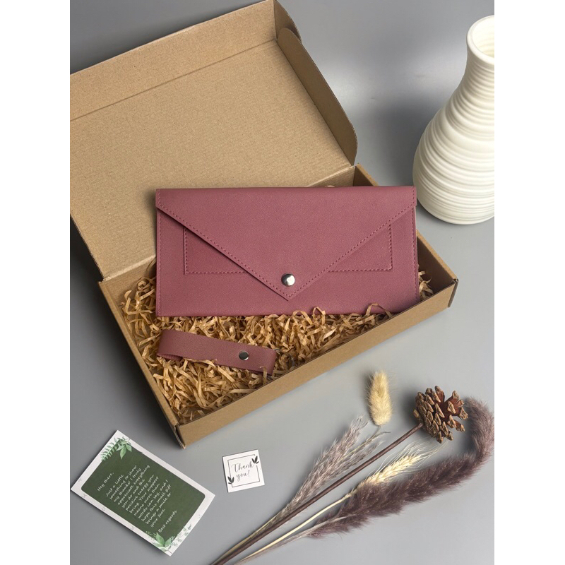 VESTRADA (Marikina Made) Caily Checkbook Holder x Key Holder Keychain ...