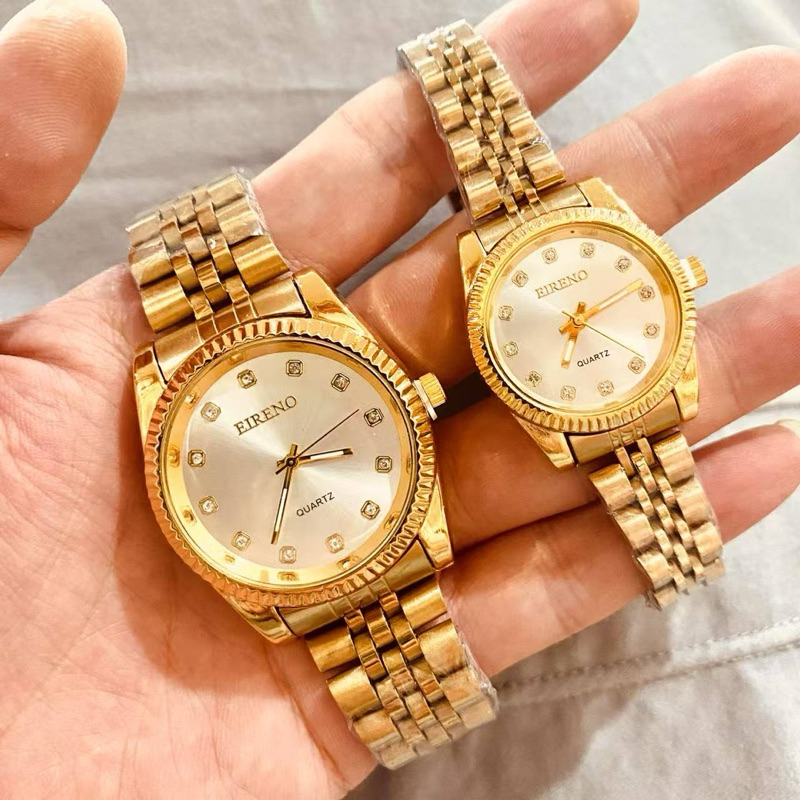 EIRENO Classic versatile fashion men's quartz watch elegant ladies ...