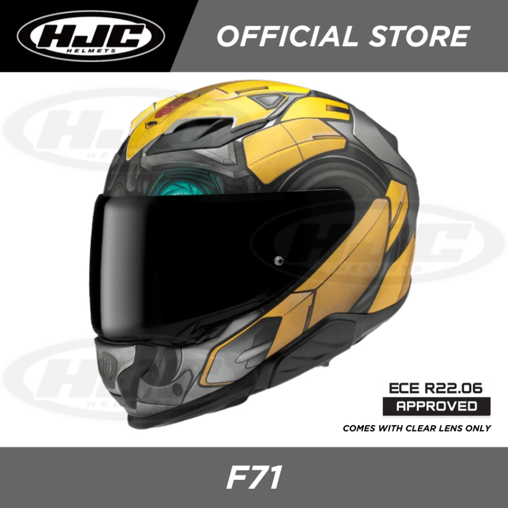 HJC Helmets F71 Bumblebee MC3SF | Shopee Philippines