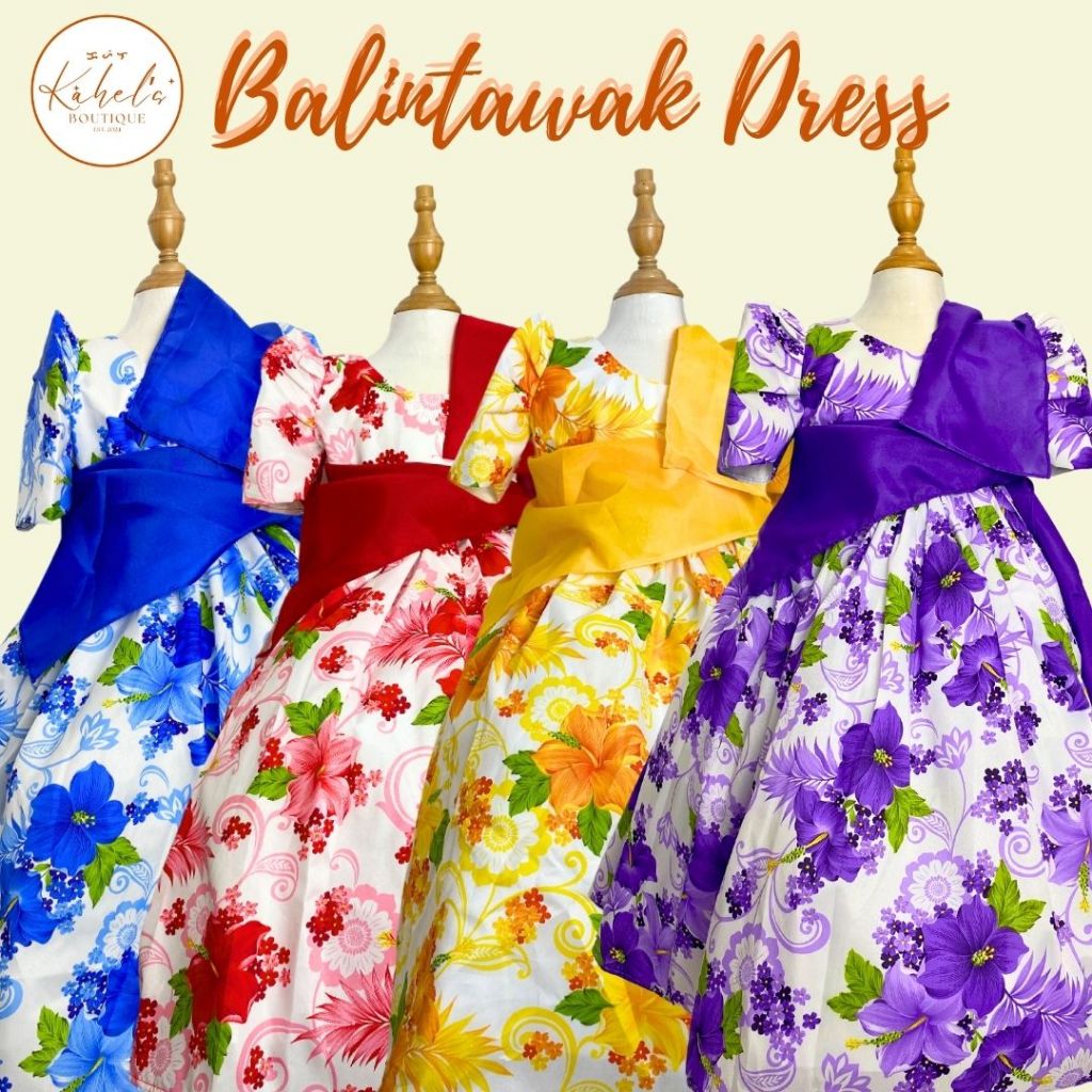 BALINTAWAK DRESS | Buwan ng Wika Costume for Kids | Shopee Philippines
