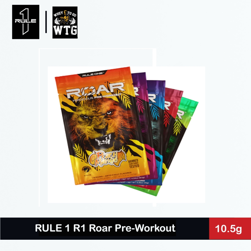 Rule 1 R1 Roar Pre-workout Sachet 10g | Shopee Philippines