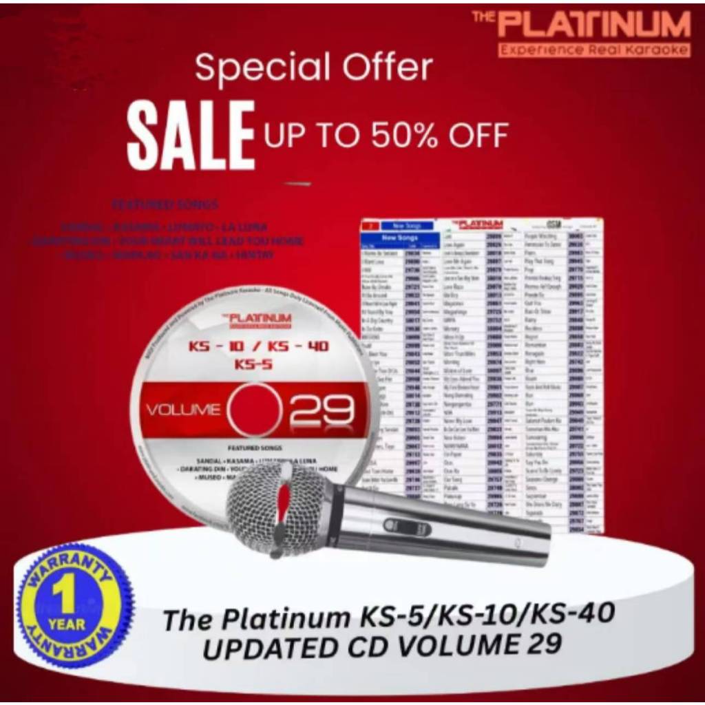 Platinum KA-1,KS-5 Junior Lite, KS-10 Junior 2, KS-40 KBOX Volume 29 Junior CD Update MAY 2025 ...
