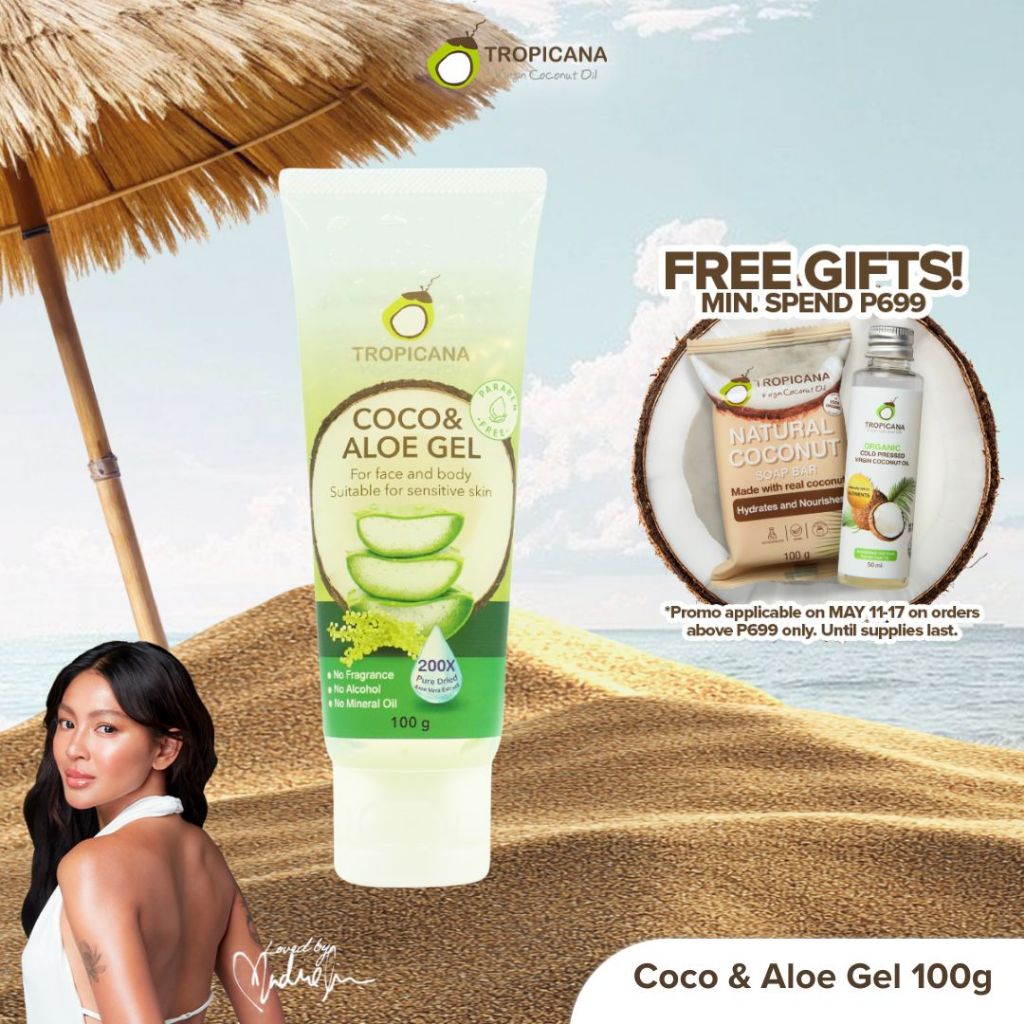 Tropicana Virgin Coconut Oil Coco & Aloe Gel 100g [moisturizing ...