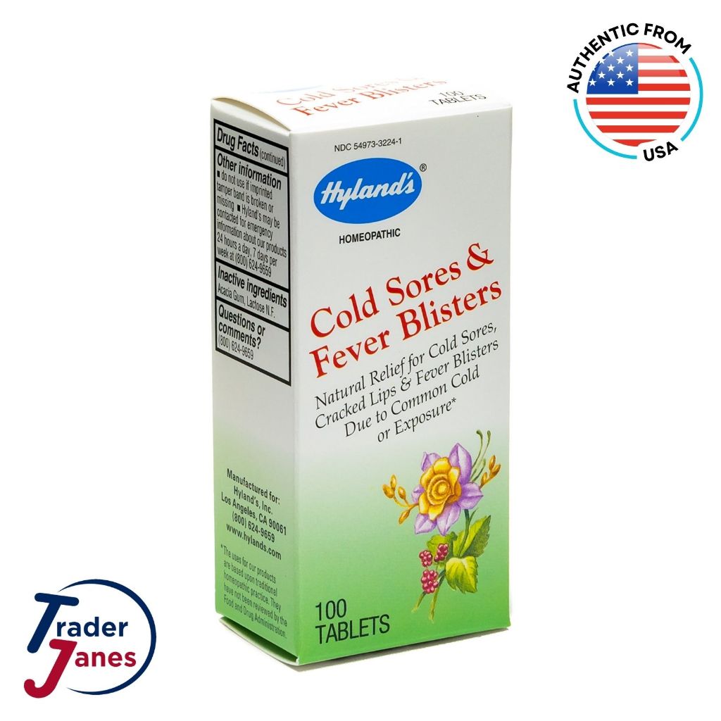Hyland's Cold Sores and Fever Blisters Tablets (100 Count) | Shopee ...