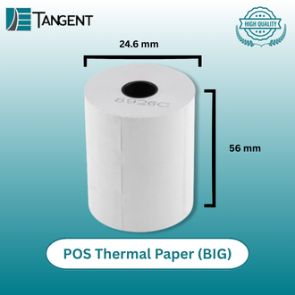 10pcs BIG Thermal Paper VX520 56x24.6mm for POS Terminal | Shopee ...