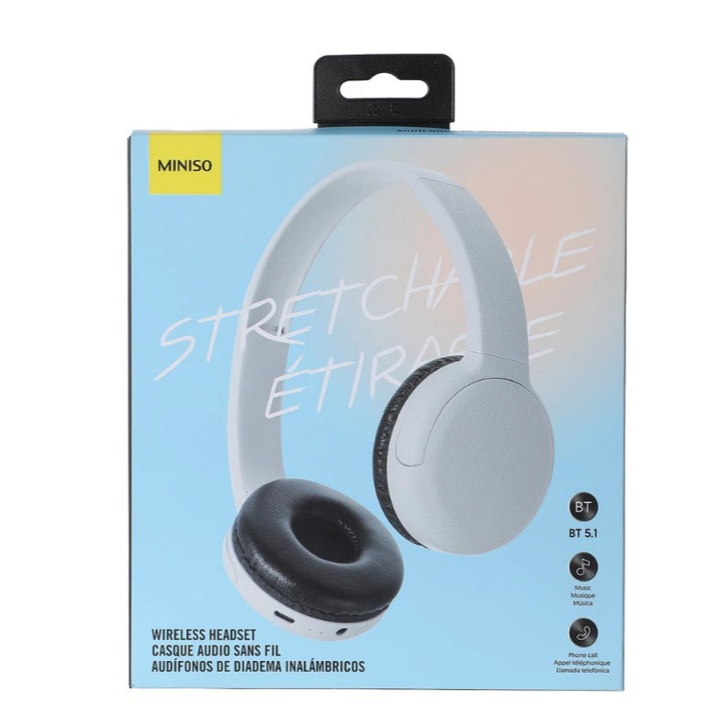 MINISO Minimalist Wireless Headset | Shopee Philippines