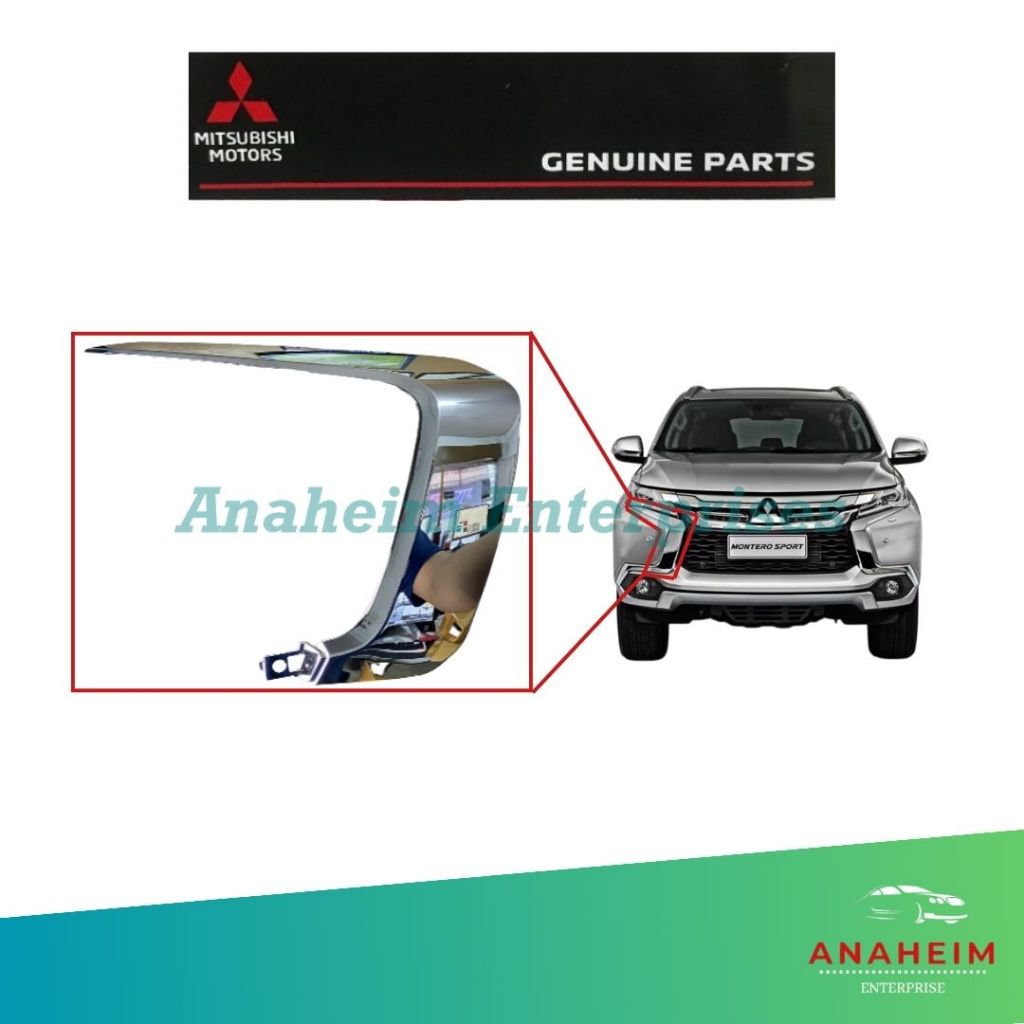 Mitsubishi Montero 2016-2018 Bumper Garnish Upper Front Right ...