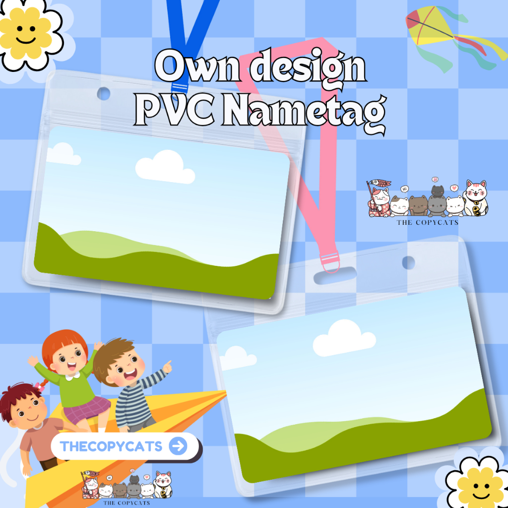 CUSTOMIZED PVC NAME TAG ATM AND BIG SIZE CREATE YOUR OWN DESIGN ...