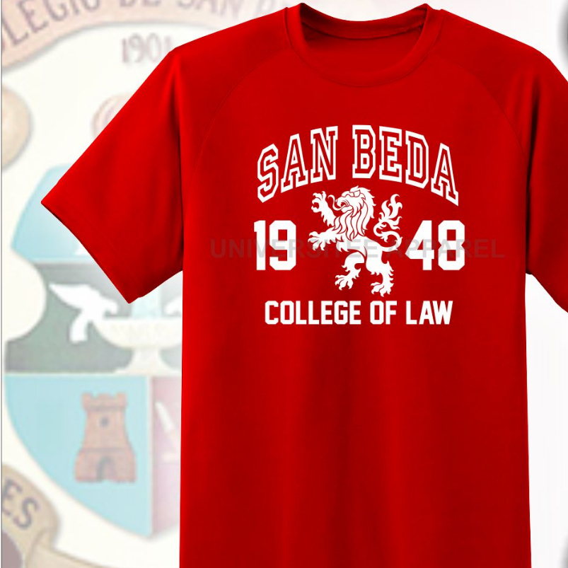 FANATICO San Beda Law Shirt San Beda School of Law Shirt San Beda ...
