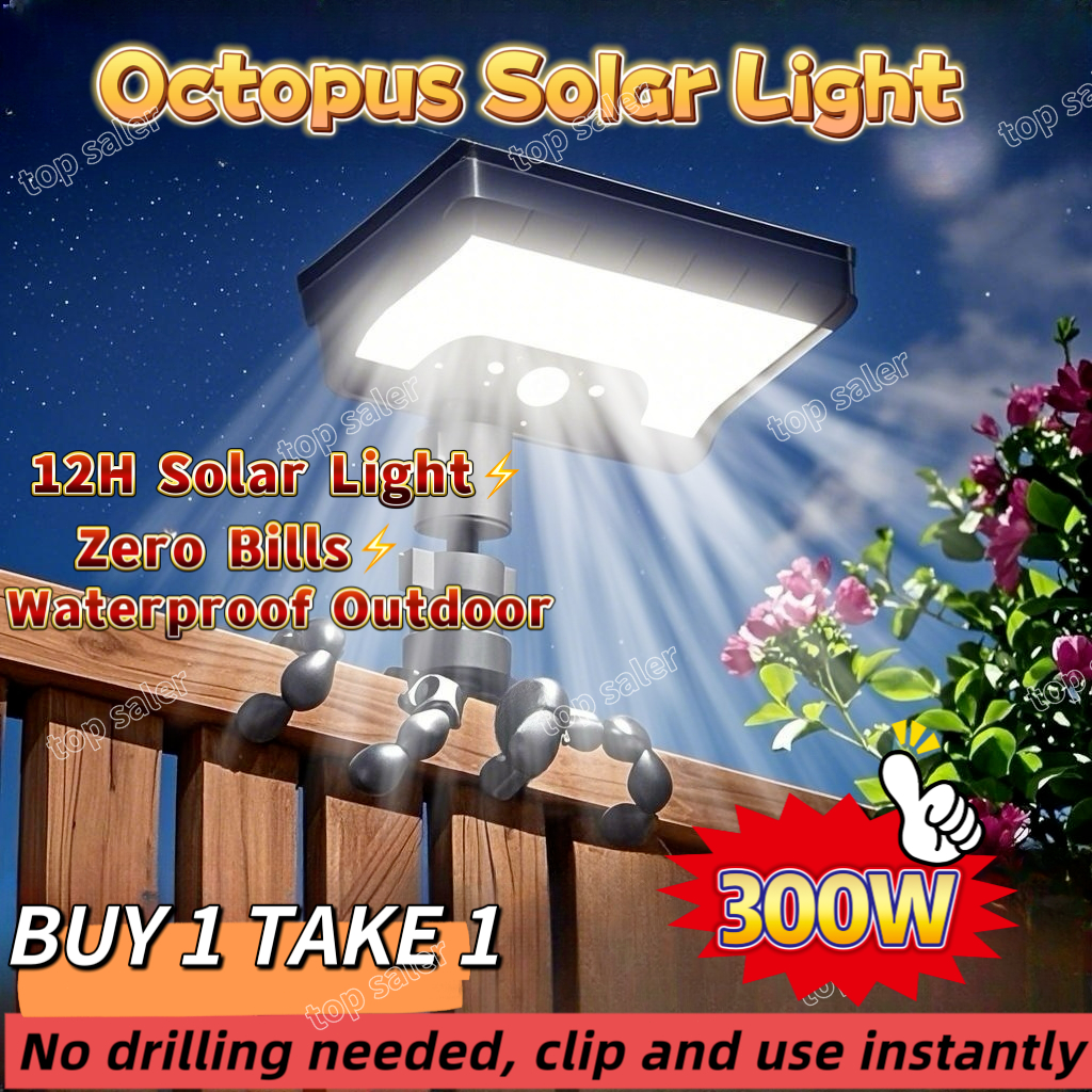 Solar Clip Light Solar Wall Light solar light outdoor waterproof IP67 ...