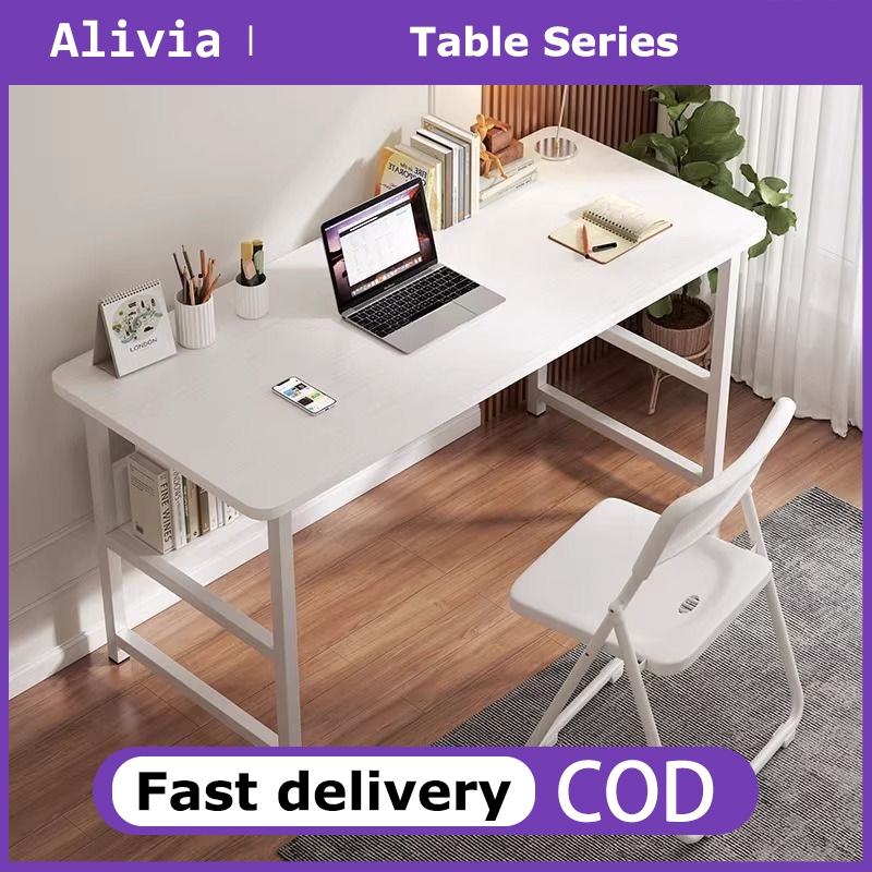 Desktop computer desk Simple student desk Study table Simple table for ...