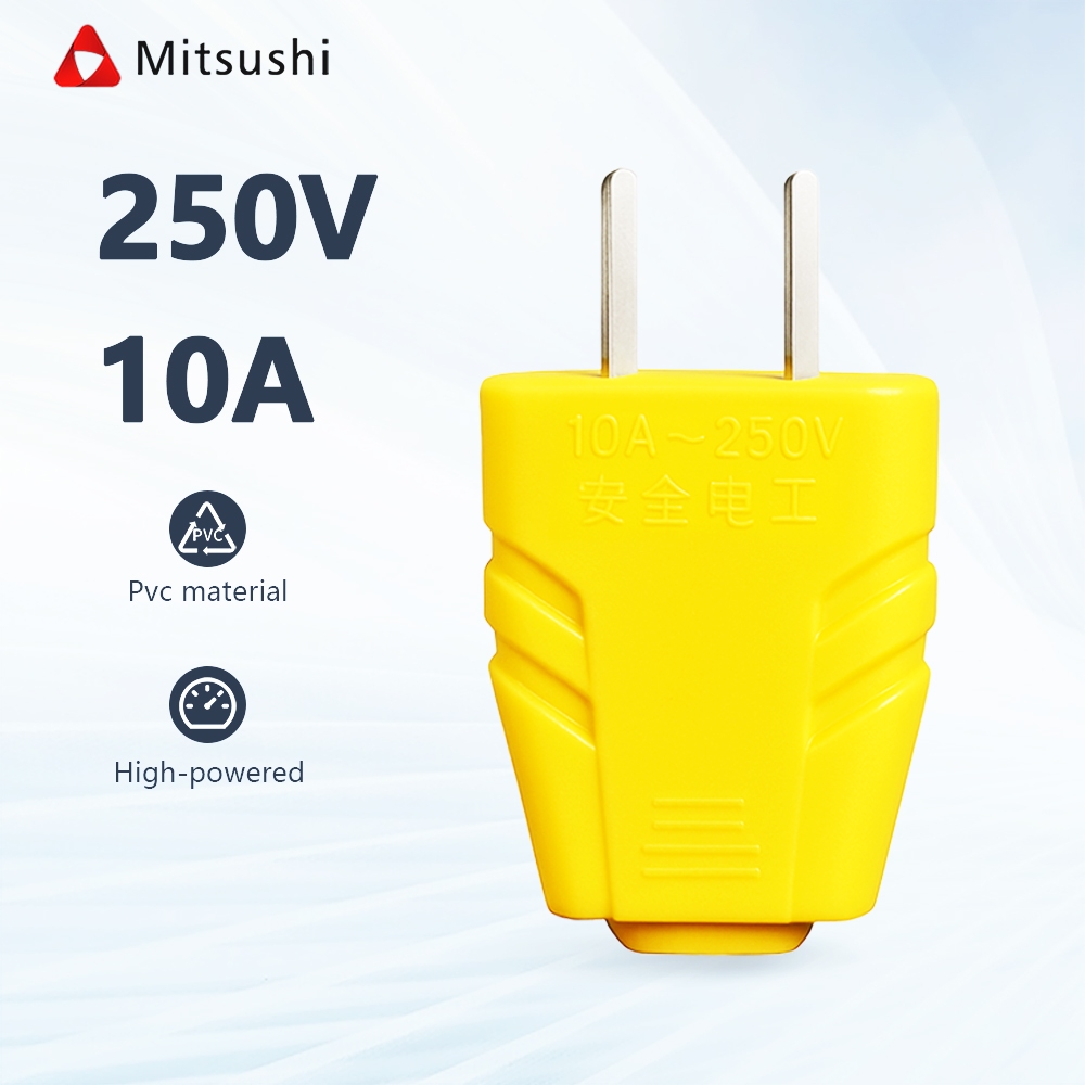 Mitsushi Pure copper 2-pin plug waterproof bipolar industrial power ...