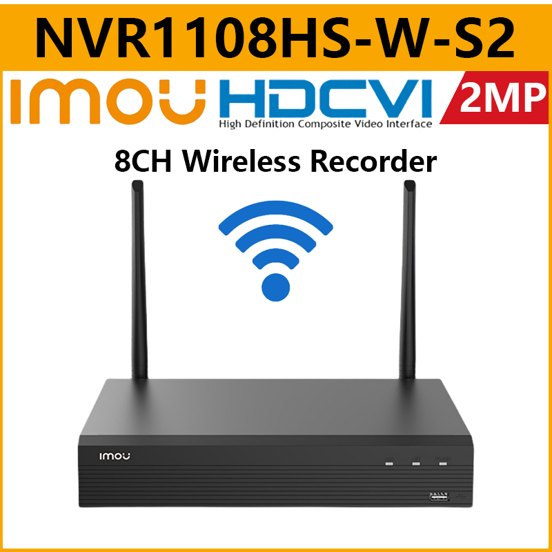 Imou 4/8 CH Wi-Fi Wireless NVR 1080P Decoding Smart H.265 WiFi NVR Two ...