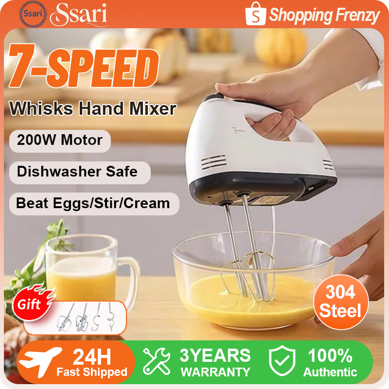 Ssari Electric Hand 2-in-1 Mixer Scarlett Professional Electric Whisk ...