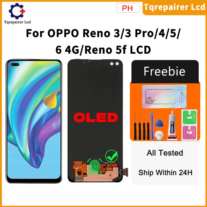 [Tqrepairer LCD ] For OPPO Reno 3/3 Pro/4/5/6 4G/Reno 5f LCD Touch ...