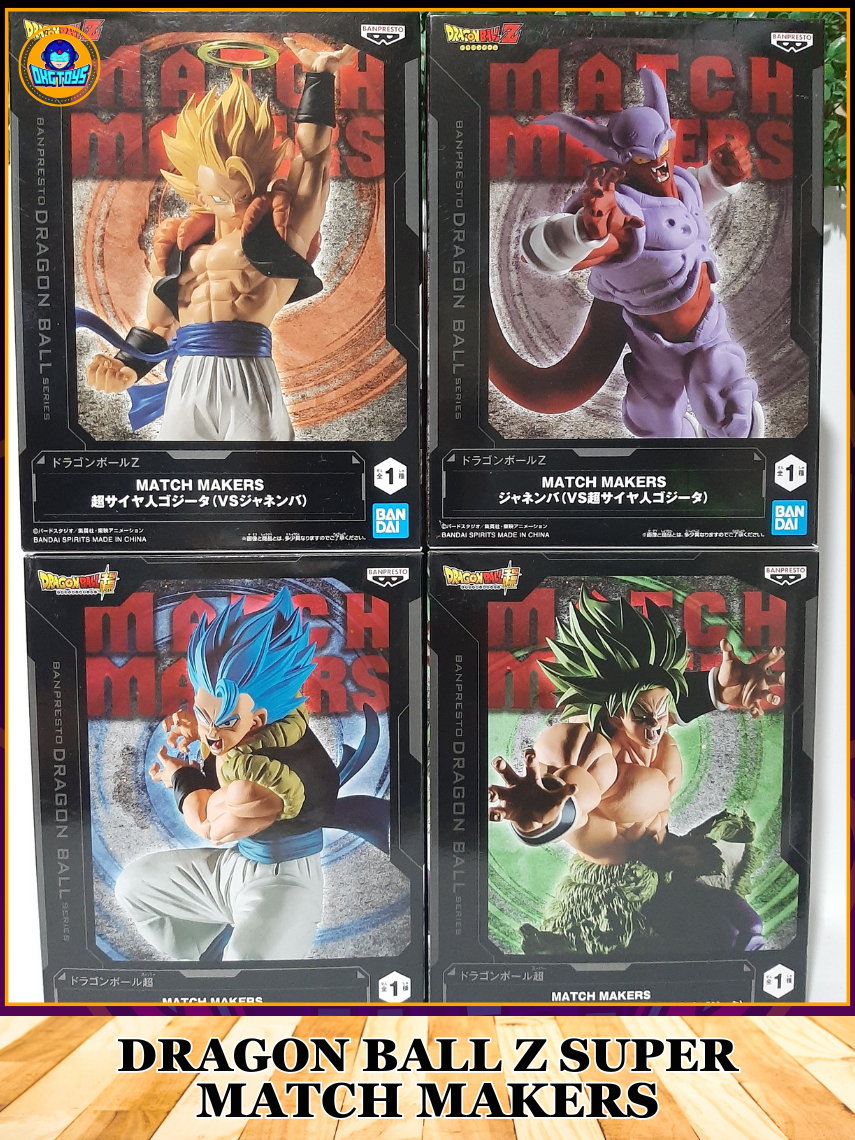 DRAGON BALL Z SUPER MATCH MAKER BROLY VS GOGETA JANEMBA AUTHENTIC ...