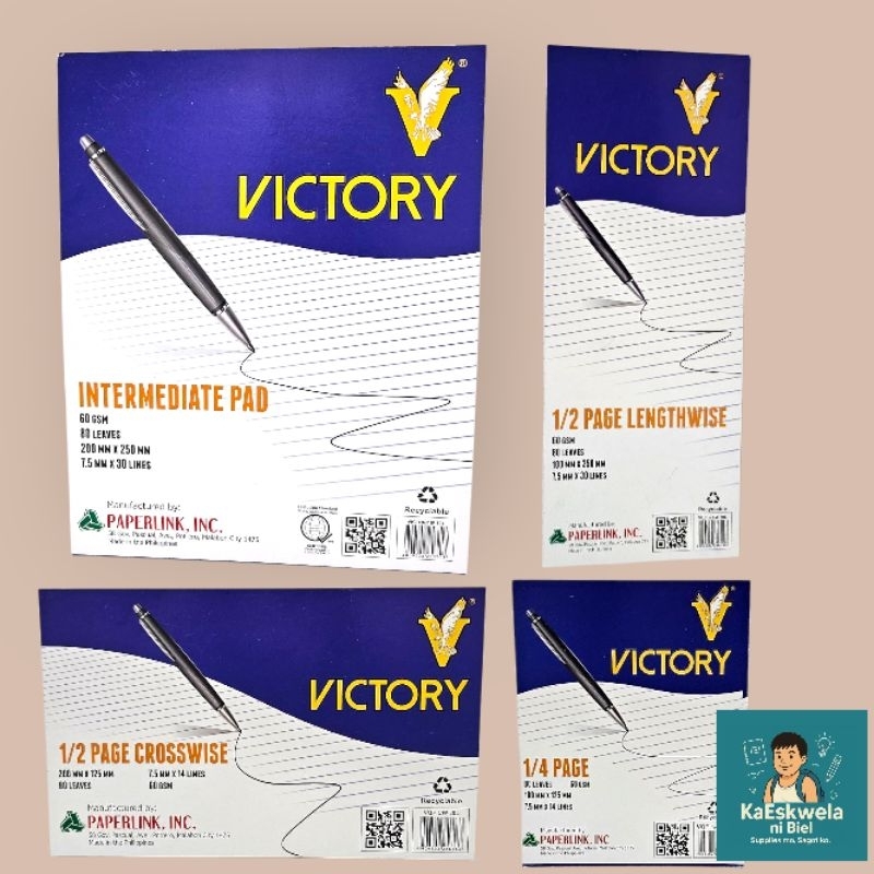 Victory Set Pad - Set of 1/4, Lengthwise, Crosswise and Intermediate ...