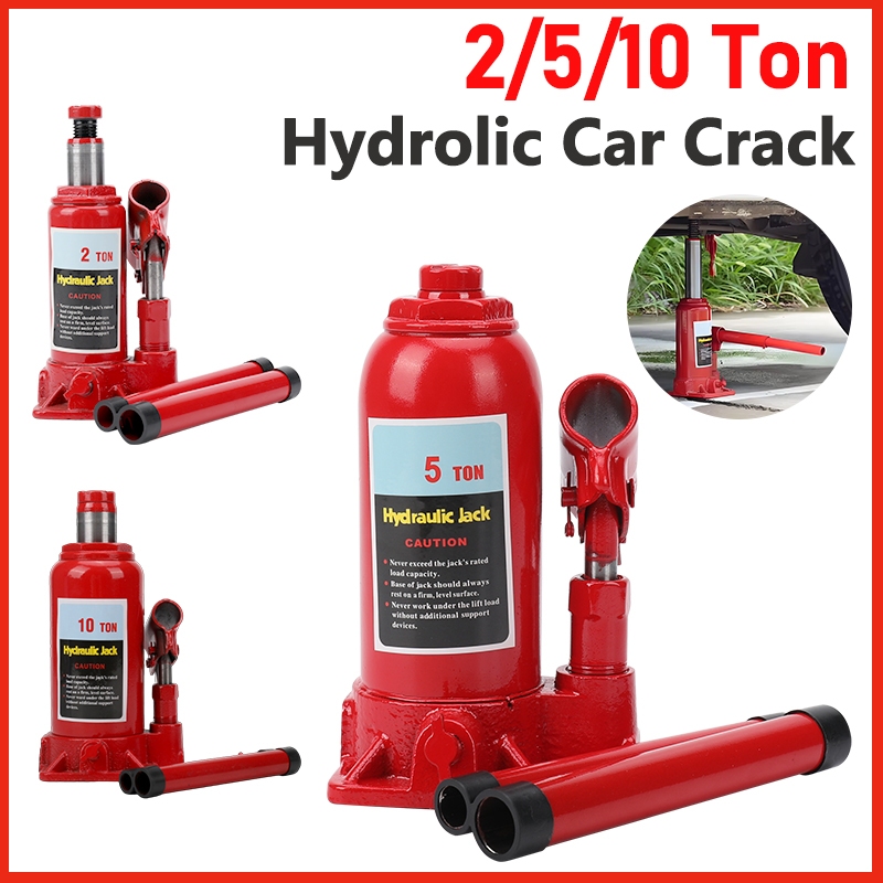 10 Tons Car Horizontal Jack Hydraulic Extra Heavy Duty Bottle Type ...