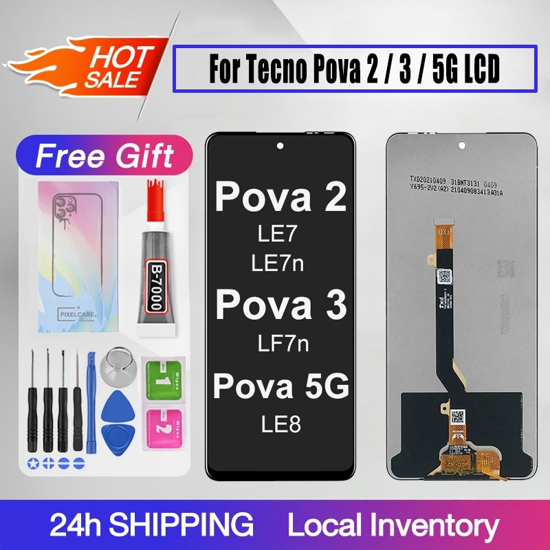 Original LCD For Tecno Pova 2 / Pova 3 / Pova 5G LCD | Shopee Philippines
