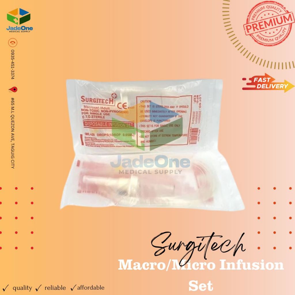 SURGITECH/UNIMEX/TUDOR Infusion Macro/Micro Set | Shopee Philippines