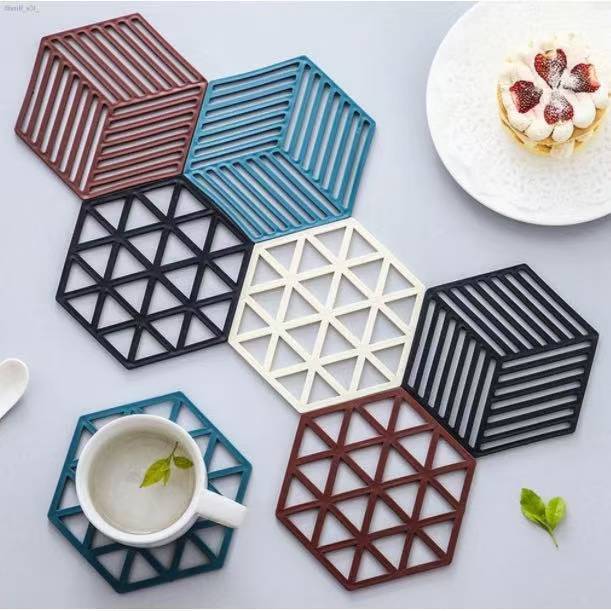 Silicone hollow out Resistant Prevents burns Anti-scalding Pot Pad ...