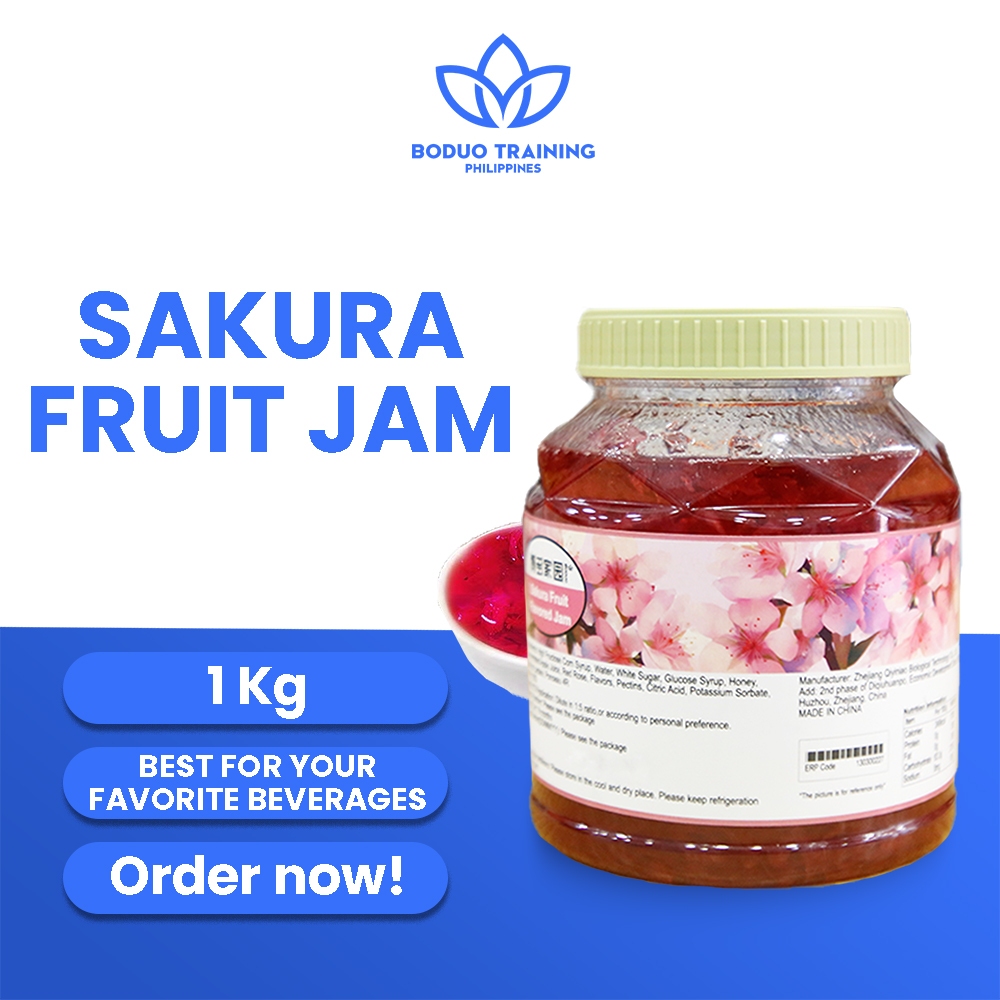 Sakura Jam for Fruit Tea Milk Tea Cherry Blossom Jam Flower Tea Bread ...
