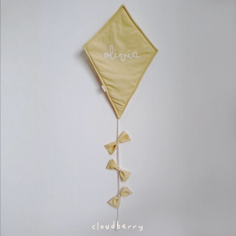 Personalized Fabric Kite– Custom Name Fabric Kite Wall Decor for Kids ...