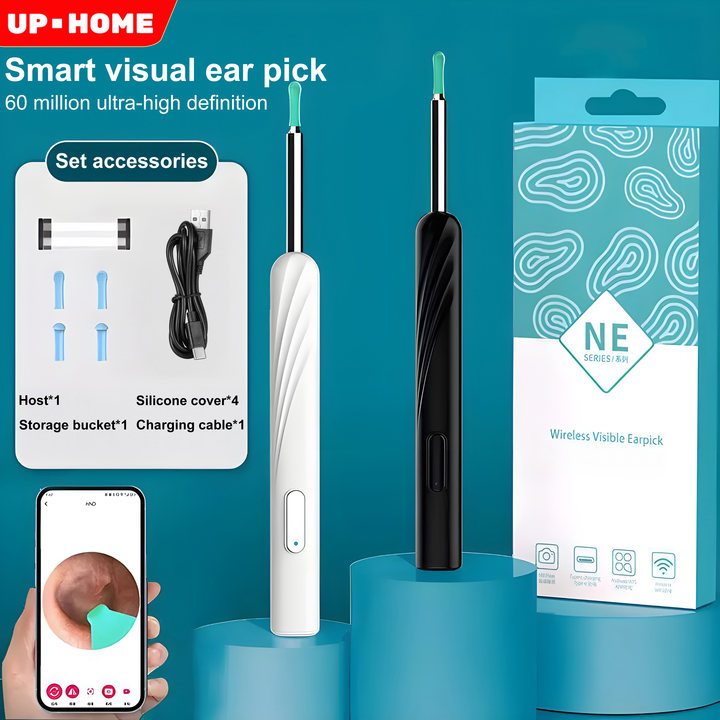UP·HOME Wireless Smart Visual ear cleaner with camera 3.6Mm for Baby ...